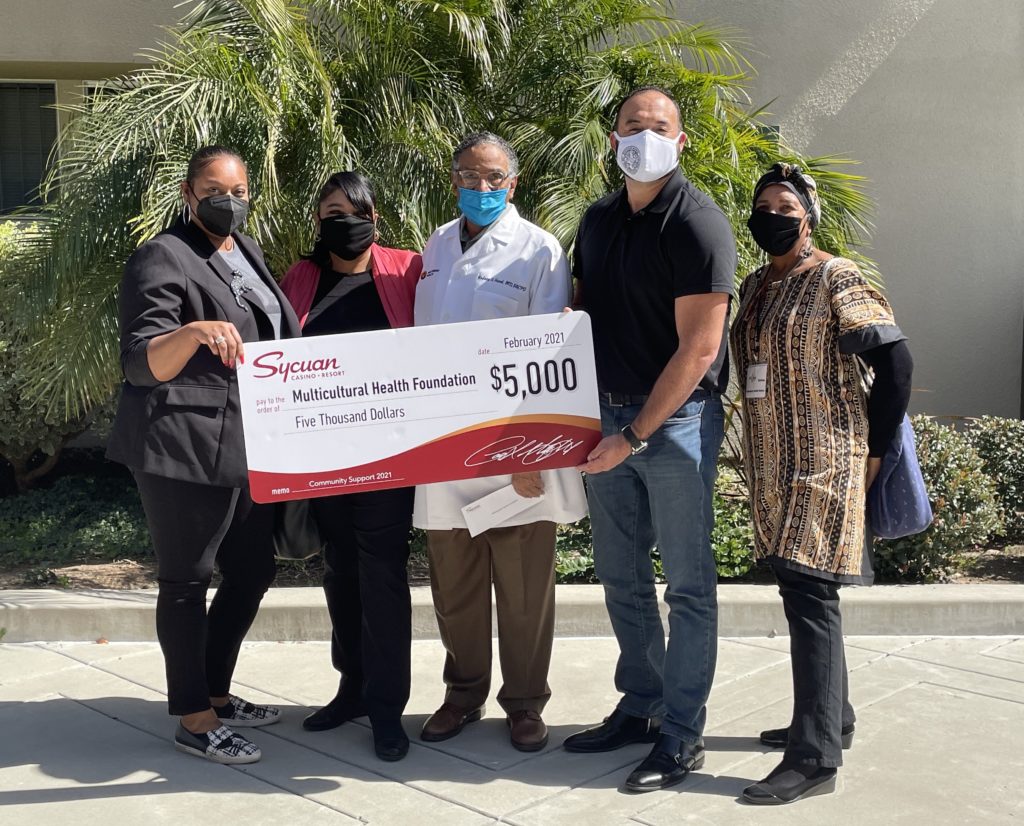 Sycuan Donates $5,000 to the Multicultural Health Foundation | Sycuan ...