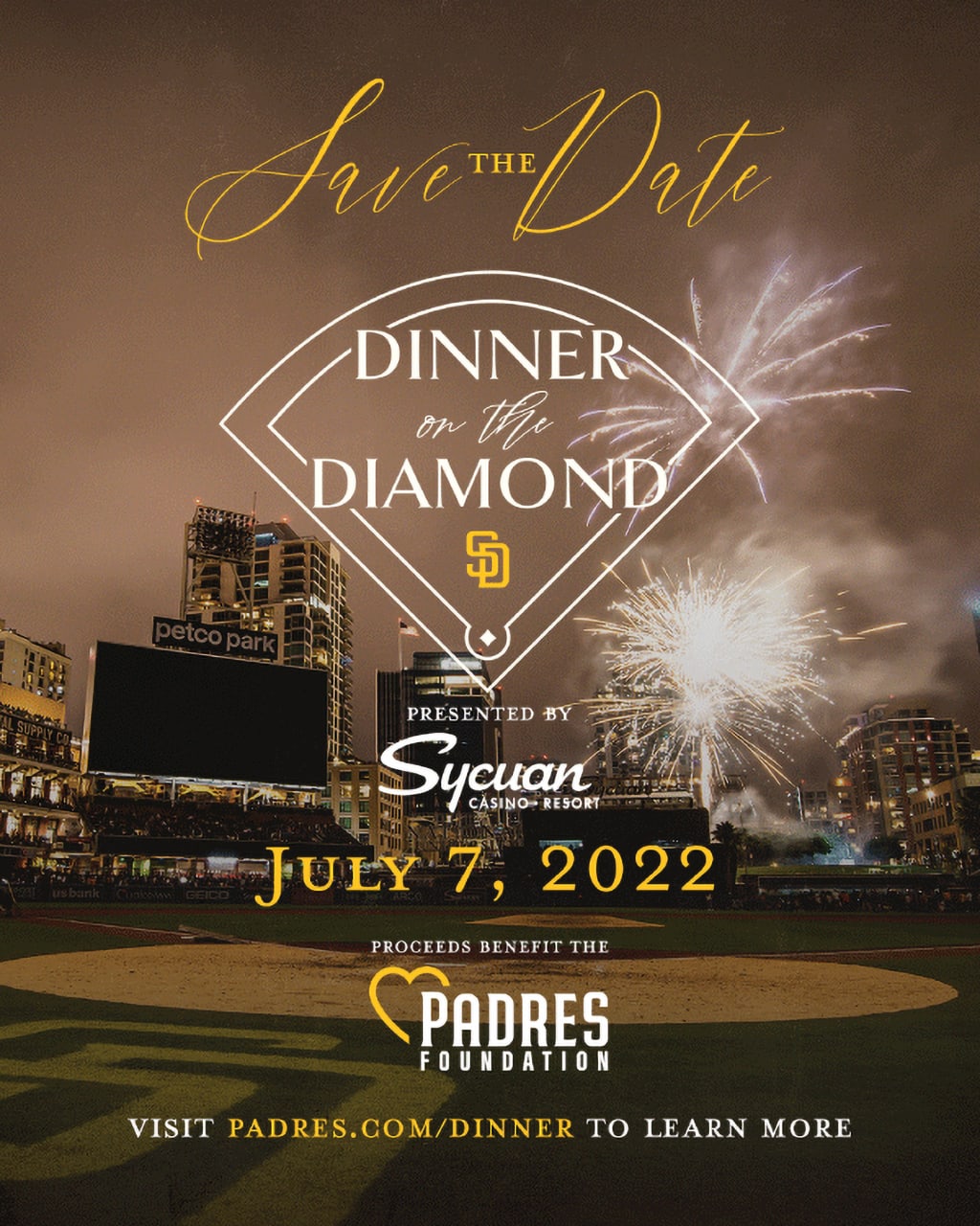 Padres Announce Dinner on the Diamond Presented By Sycuan | Sycuan ...