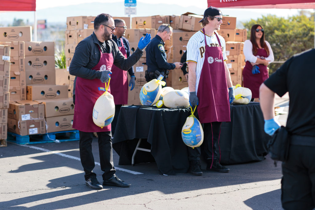 Sycuan and Padres Donate 1,000 Turkeys to Families | Sycuan Casino Resort