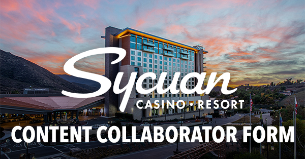 Content Collaborator Form | Sycuan Casino Resort