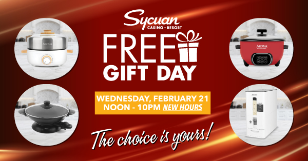 Free Gift Day | Sycuan Casino Resort